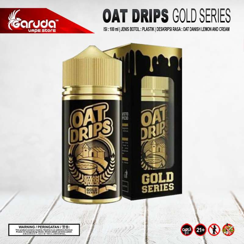 Jual Liquid Oat Drips Gold Steam Queen 3MG 100ml Bercukai di Seller ...