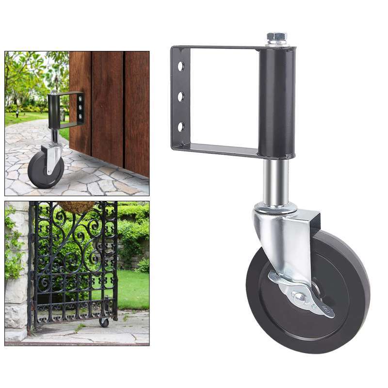 Promo Door Gate Caster Heavy Duty Hard Rubber Gate Wheel Suspension ...