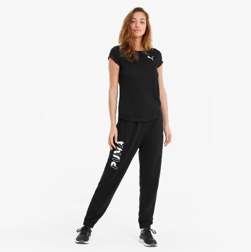 Jual PUMA Women Training Active Tee [586857 01] - Black M di Seller ...