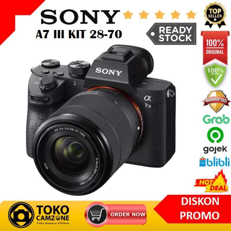 Jual SONY Alpha a7 III Kit 28-70mm Kamera Mirrorless - Black di Seller ...