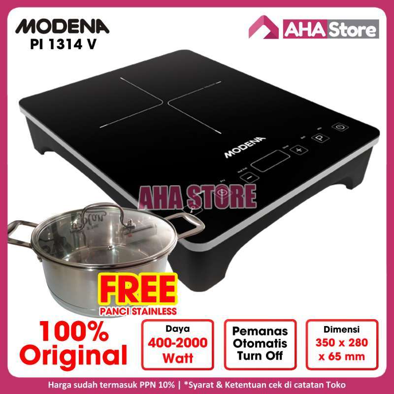 Promo Modena Kompor Induksi Listrik Portable PI-1314-V / W Diskon 3% di ...