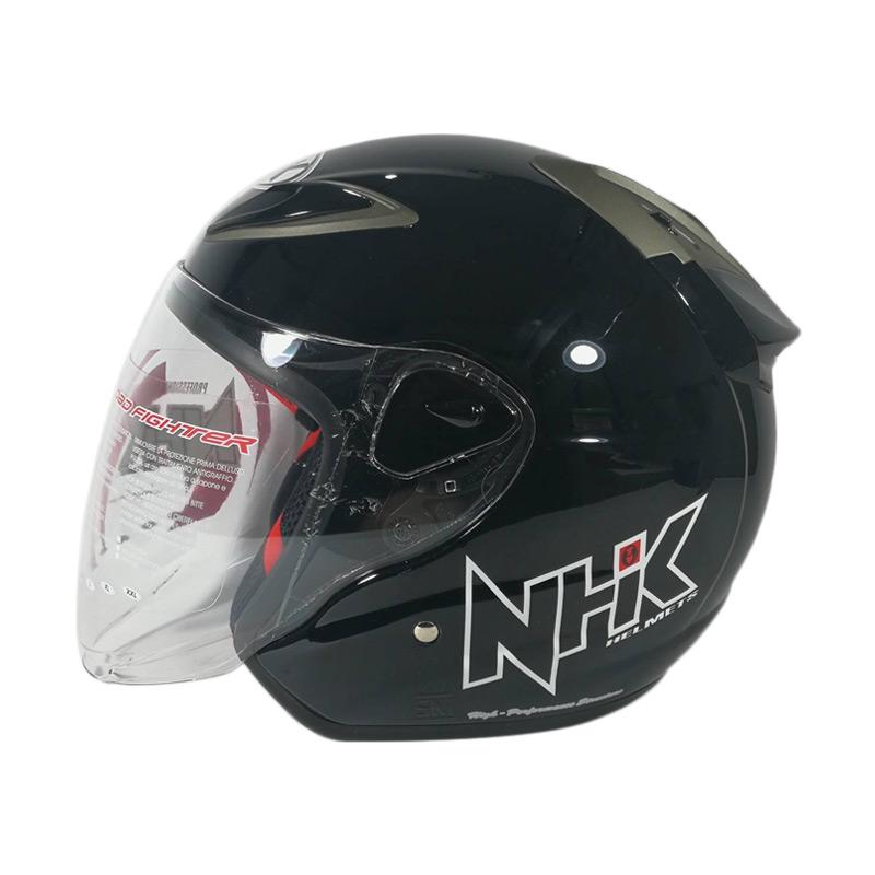 Promo NHK R6 Solid Helm Half Face - Black Diskon 18% di Seller c4mille ...