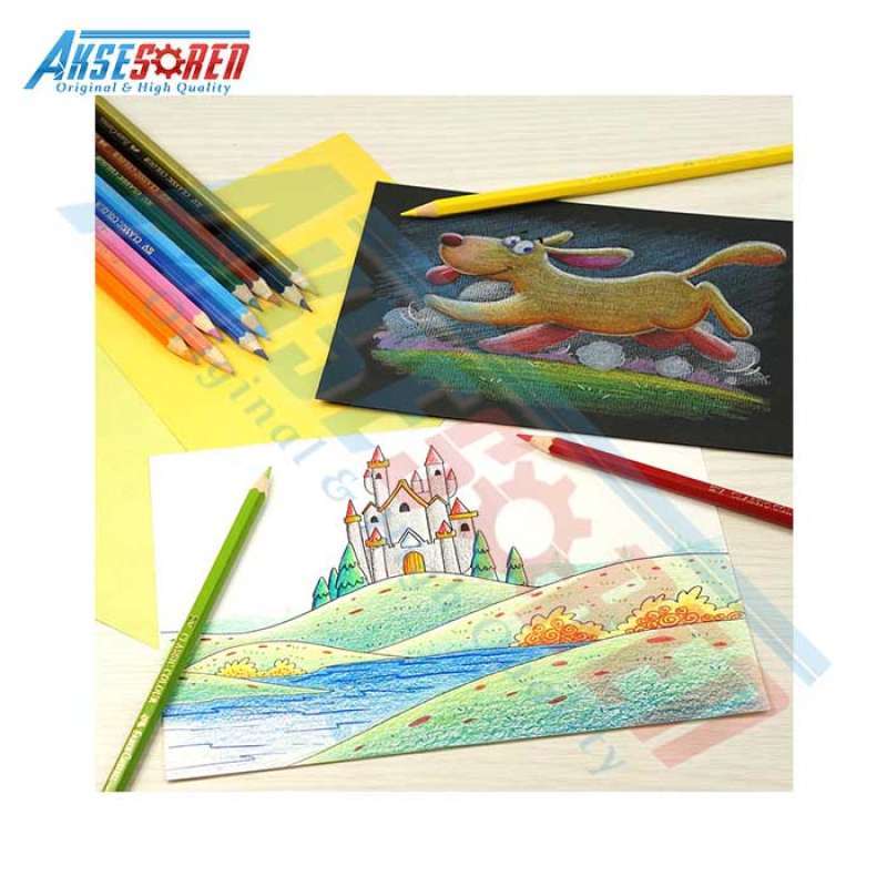 Promo Pensil Warna Panjang Faber Castell [12 Colour] / Alat Tulis ...