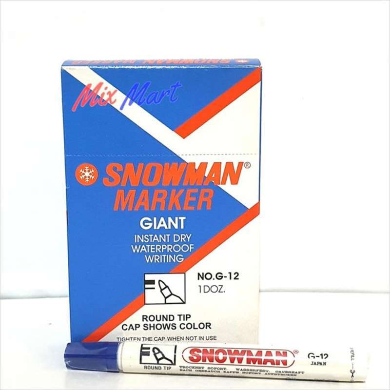 Spidol Snowman Hitam 🔥 - Terlengkap & Harga Terbaru Juni 2026