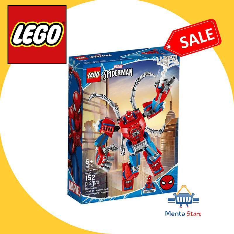 Jual LEGO Superheroes 76146 Spider-Man Mech di Seller Menta Toys ...