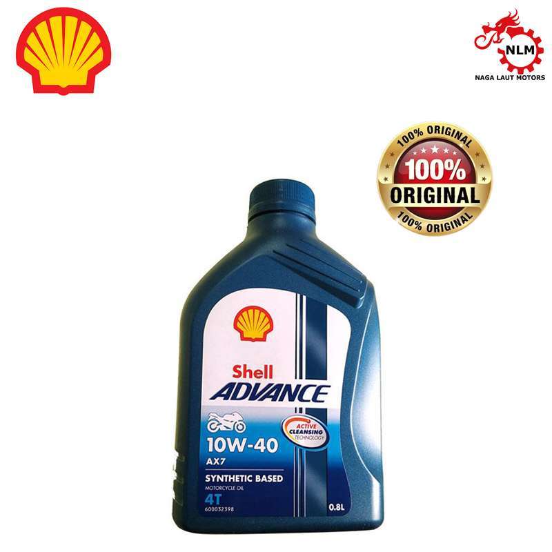 Promo Shell Advance AX7 4T 10W-40 Oli Pelumas Motor [800 mL] Diskon 37% ...