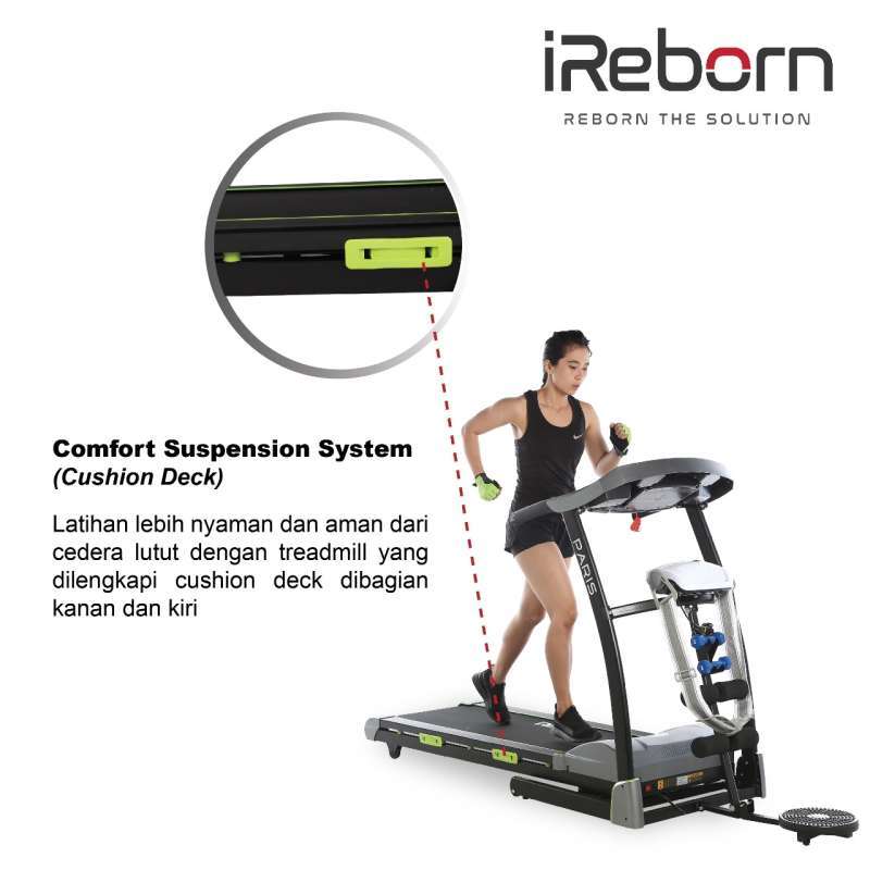 Promo Treadmill Elektrik Ireborn Paris Alat Fitness (jabodetabek ...