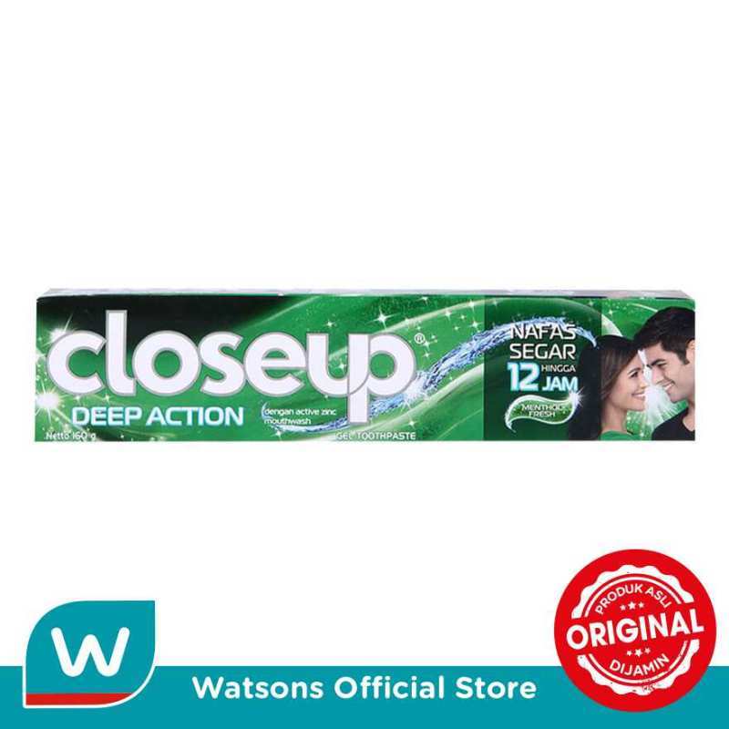 Jual CLOSE UP Toothpaste - Green [160 g] di Seller WATSONS Official ...