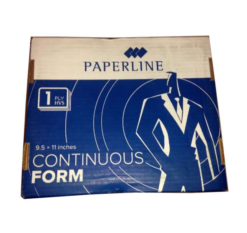 Jual Kertas Continuos Form Paperline Rangkap 1 Full [9,5 Inch X 11 Inch ...