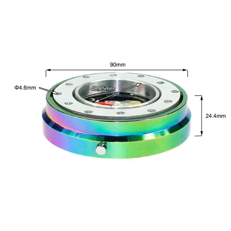 Jual universal Car Steering Wheel quick release Hub slim version 6 hole ...