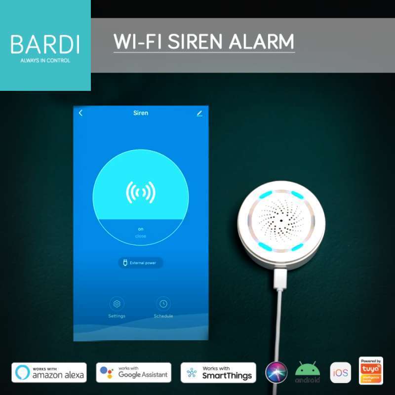 Jual Bardi Smart Siren Alarm - Wi-fi Iot Home Automation Di Seller ...