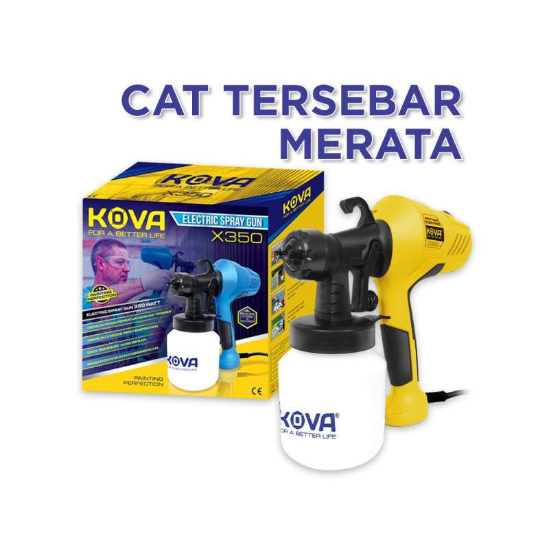 Promo KOVA Electric Spray Gun X 350 Mesin Cat Listrik Set Elektrik ...