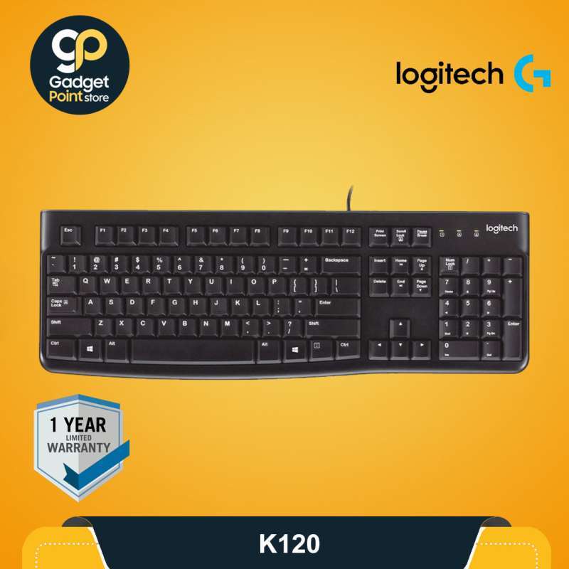 Promo Logitech K120 ROS Keyboard Diskon 49% di Seller Gadget Point ...
