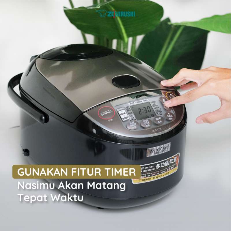Jual Zojirushi Micom Digital Fuzzy Logic Nl-gaq18 Bm Rice Cooker [1.8 L ...