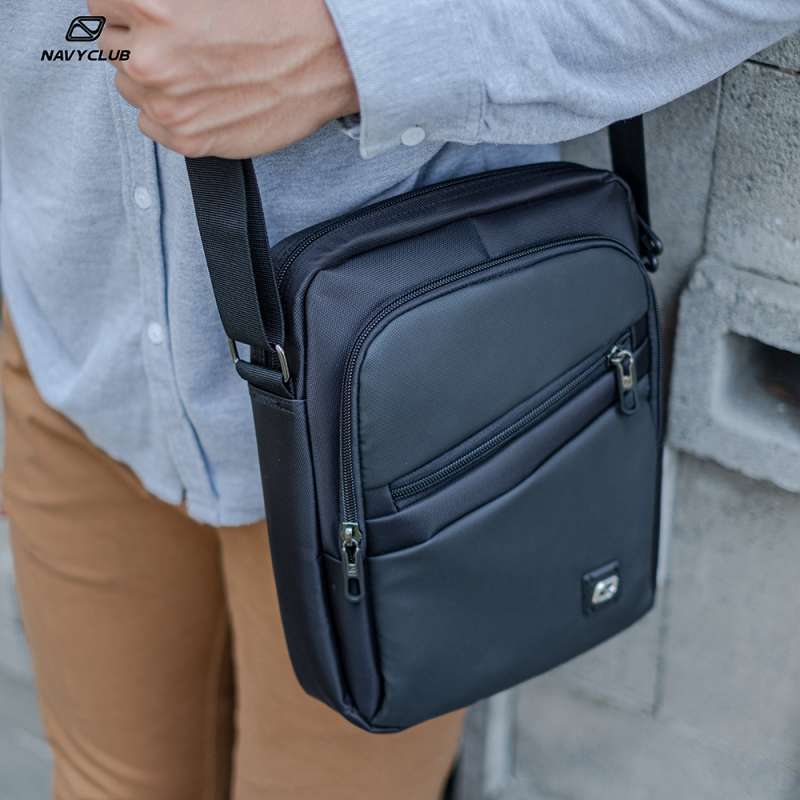 Promo Navy Club EEHA Tas Selempang Pria [Tablet Up to 10 Inch] Diskon ...