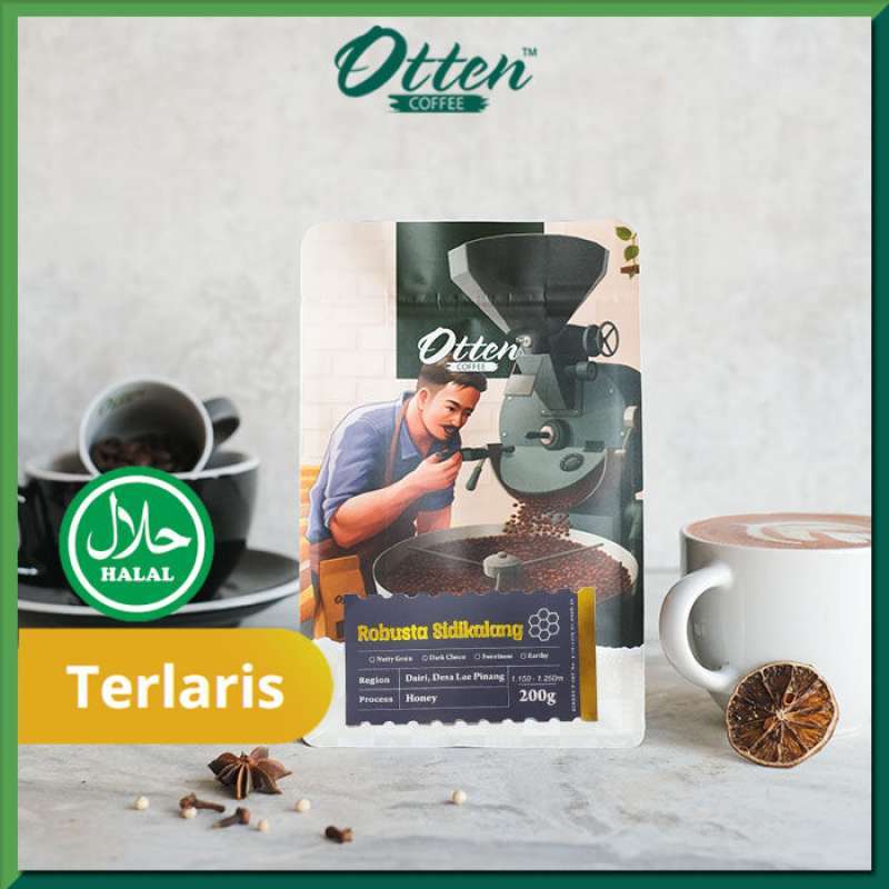 Jual Kopi Robusta Sidikalang 200g - Biji / Bubuk Kopi Otten Coffee - Medium Fine Di Seller Otten ...