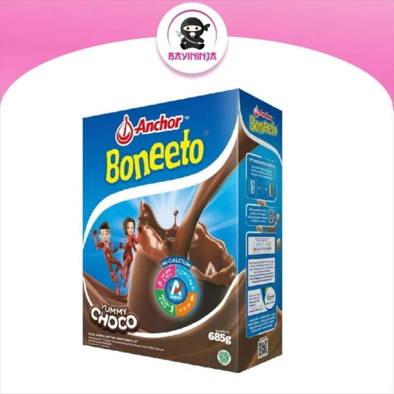 Jual Boneeto Yummy Choco Cokelat Susu Formula [700g/ Box] di Seller ...