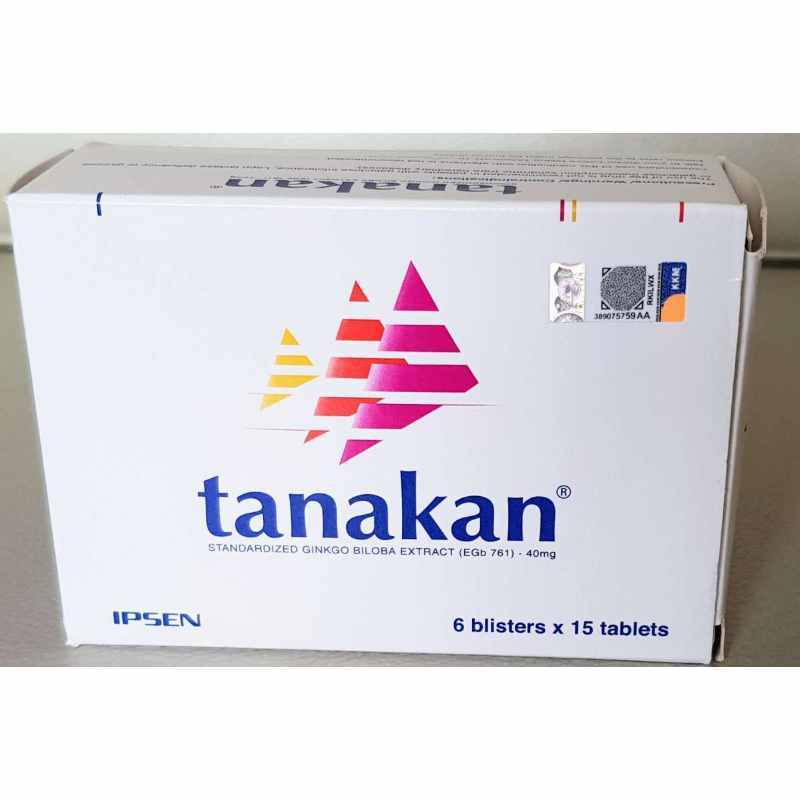 Promo TANAKAN 40mg per BOX (90 Tab) Ready Stok Diskon 8% di Seller ...