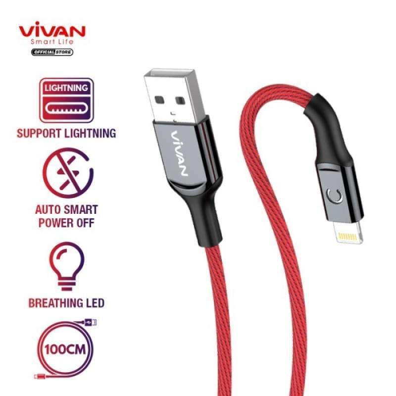 Jual Vivan Cable iPhone Original Vzl100 Kabel Data Lightning Charger ...