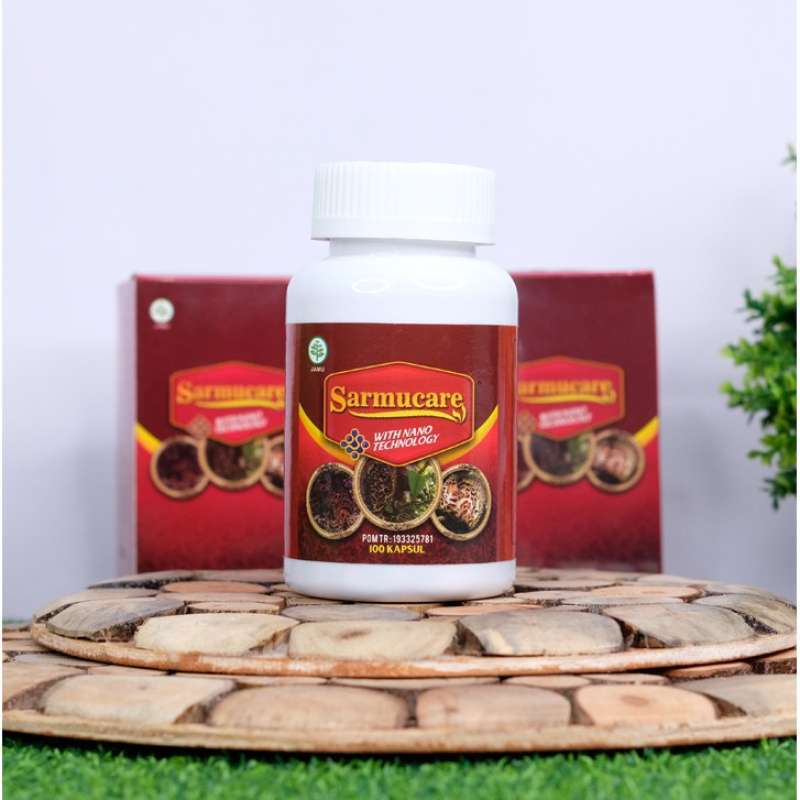 Jual Obat Tumor Tiroid Kelenjar Gondok SARMUCARE Sarang Semut Kapsul ...
