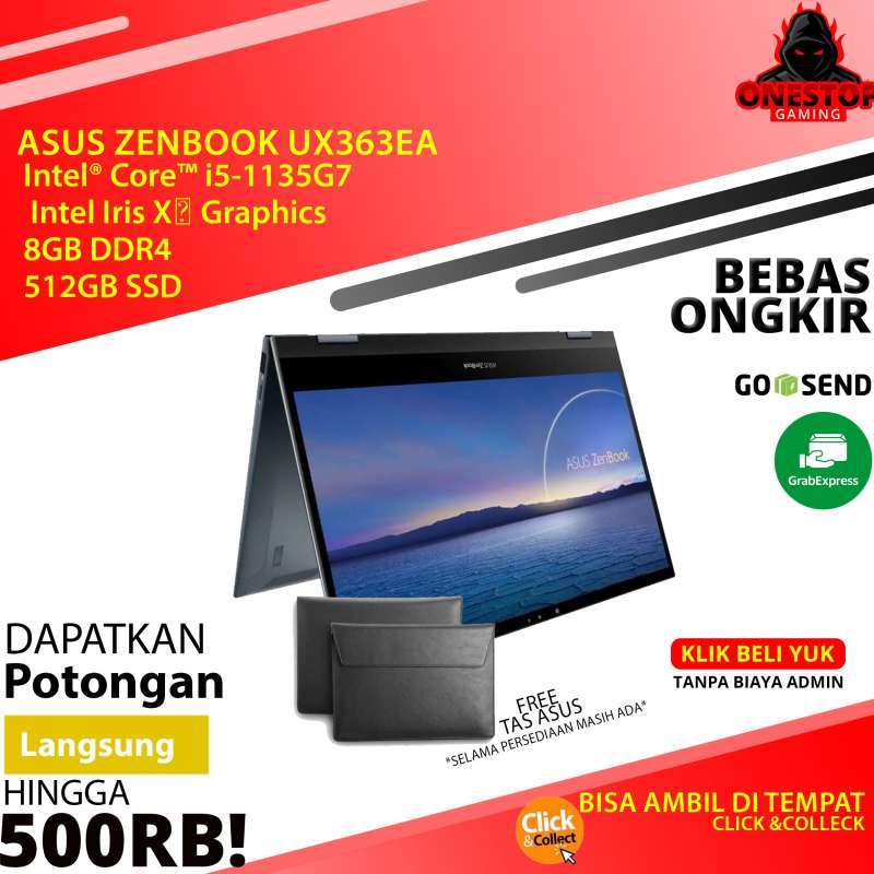 Jual Asus Zenbook UX363EA-EM501TS i5-1135G7 8GB 512ssd Touch OLED 13.3 ...