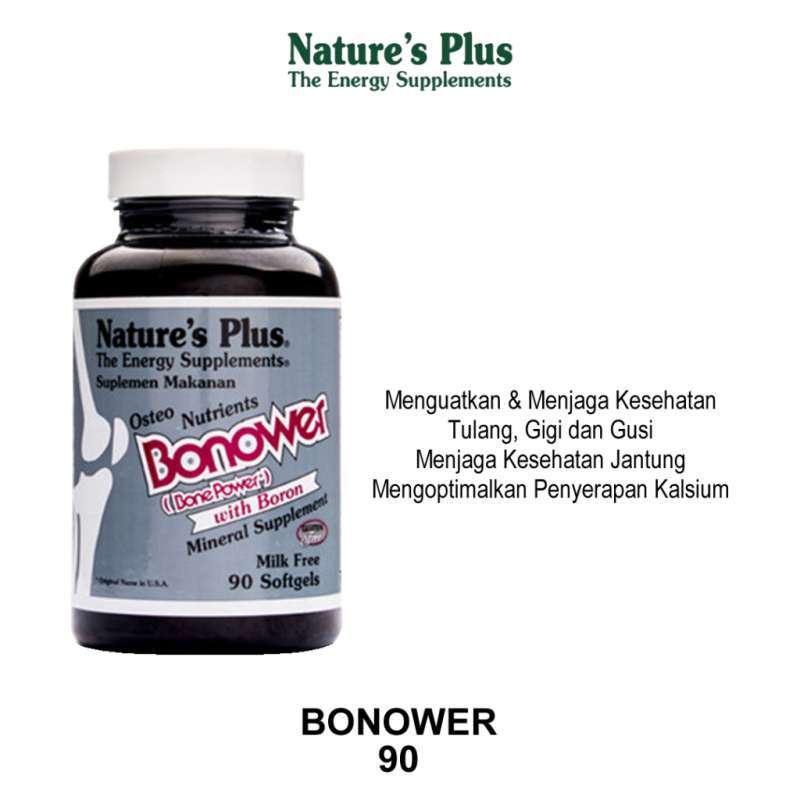 Jual NATURES NATURE PLUS BONOWER VITAMIN TULANG GIGI & JANTUNG 90 TABS ...