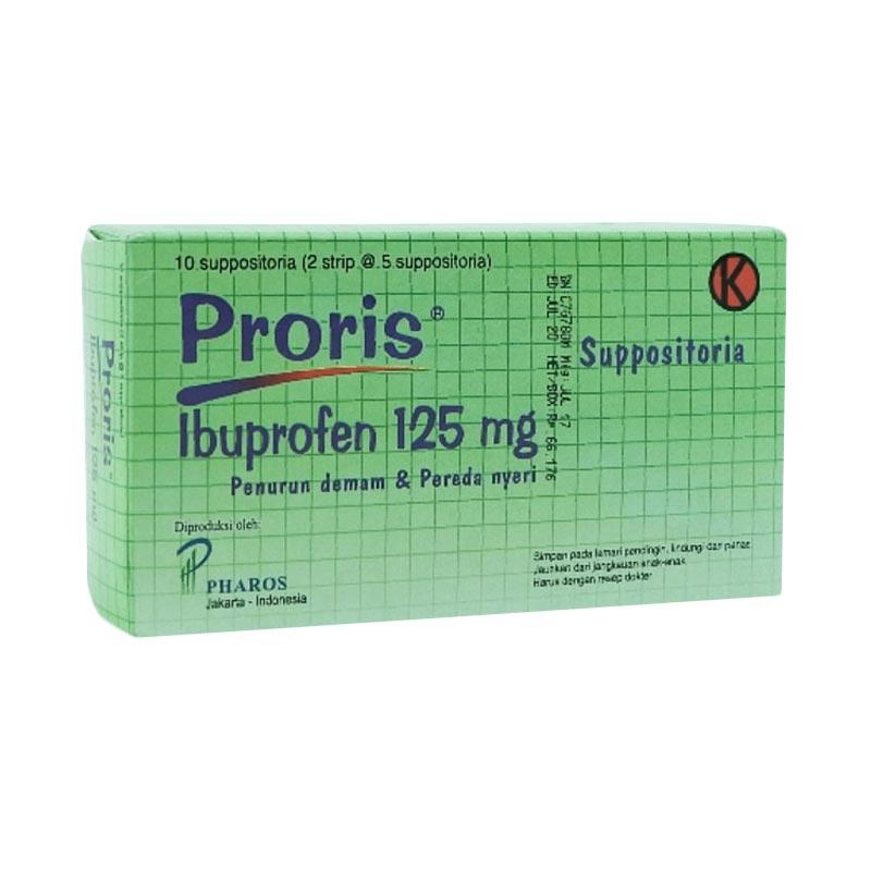 Jual Proris Suppositoria Obat Kesehatan [125 Mg] Di Seller Rx H Store ...