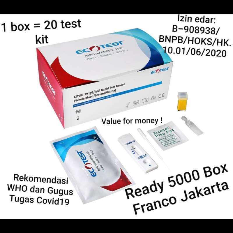 Jual ecotest alat tes di Seller Syaf - Penjaringan, Kota Jakarta Utara ...