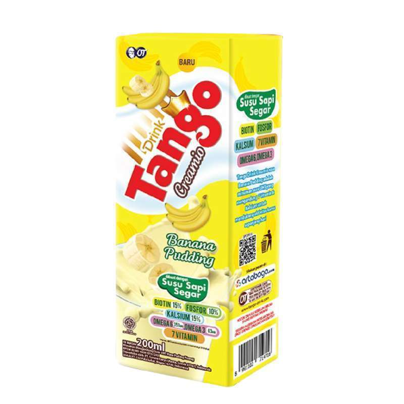 Jual TANGO DRINK Susu Sapi Segar UHT #JADIJUARA 200ml - Banana di ...