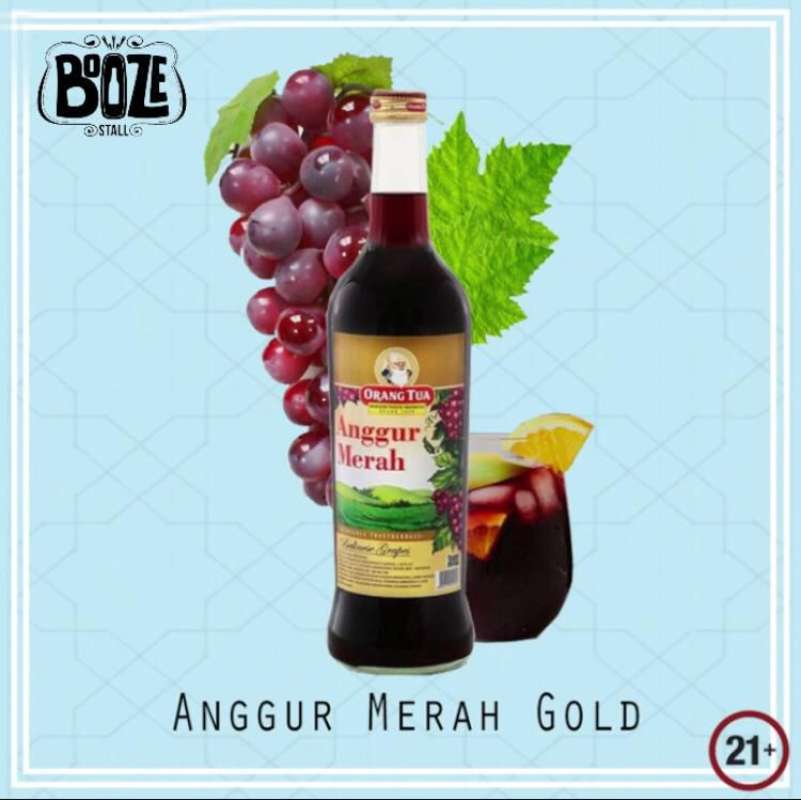 Promo Anggur Merah Gold [620 mL] Diskon 6% di Seller Booze Stall ...