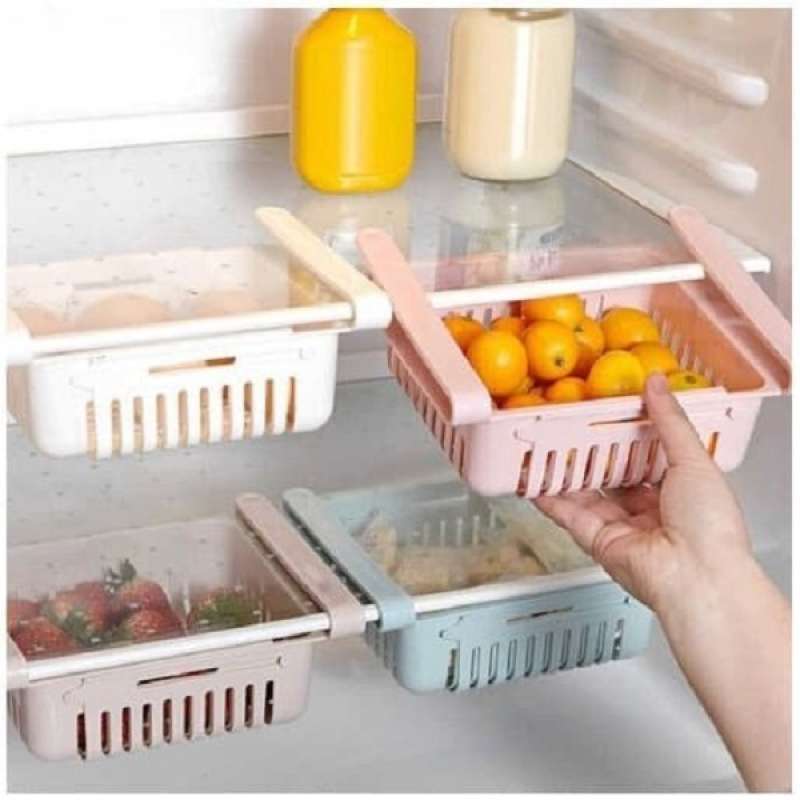 Promo RAK KULKAS MULTIFUNGSI /Storage Box Kulkas Organizer / Rak ...