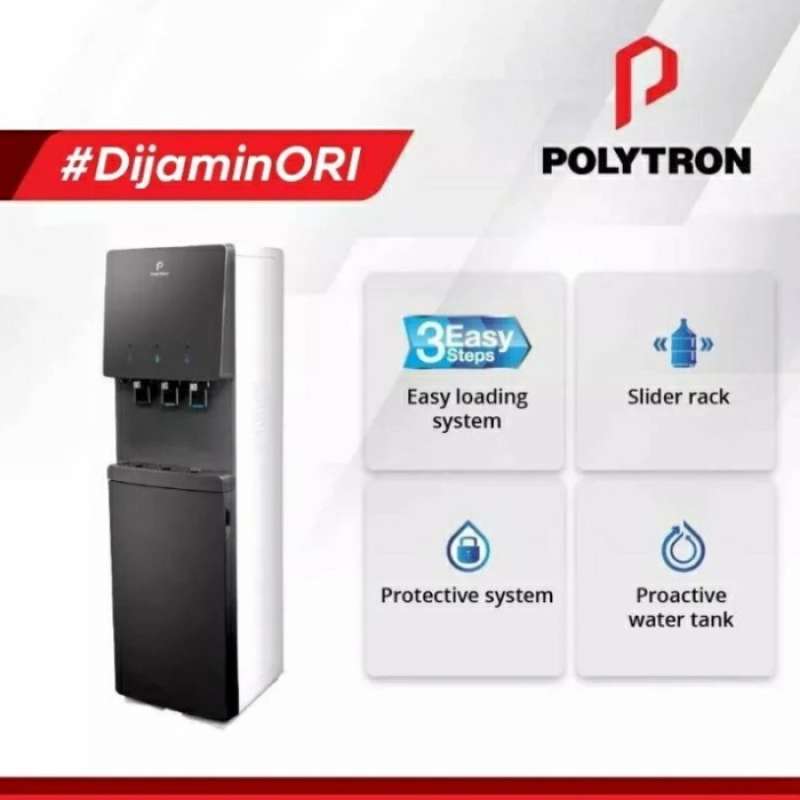 Jual Dispenser POLYTRON PWC-778 Water Dispenser Galon Bawah (GOJEK) di ...
