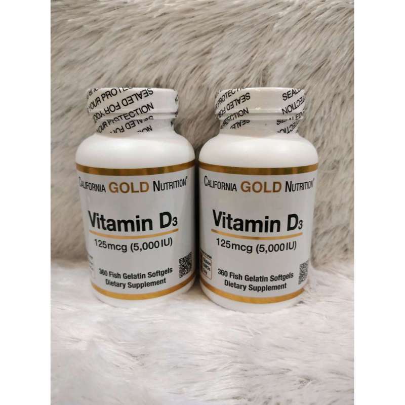 Jual California Gold Nutrition, Vitamin D3 5000IU Softgel ORI USA ...