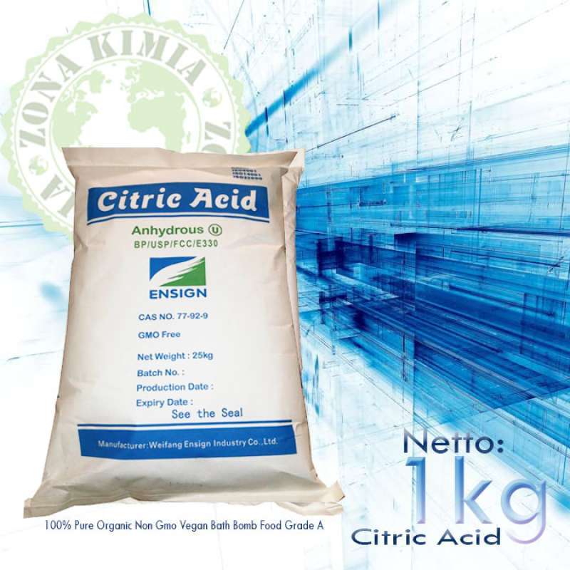 Promo Citric Acid Food Grade 1kg Citric Acid Anhydrous BP/USP ...