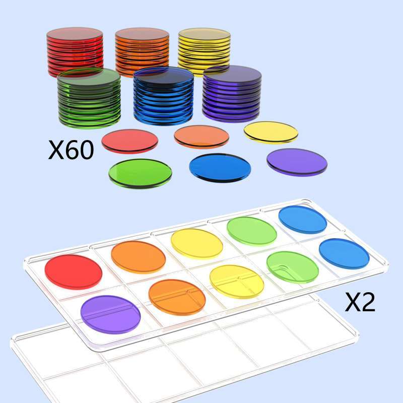 Jual Ten-frame Set Math Manipulative Frame Counters For Kindergarten ...