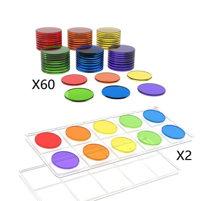 Jual Ten-frame Set Math Manipulative Frame Counters For Kindergarten ...