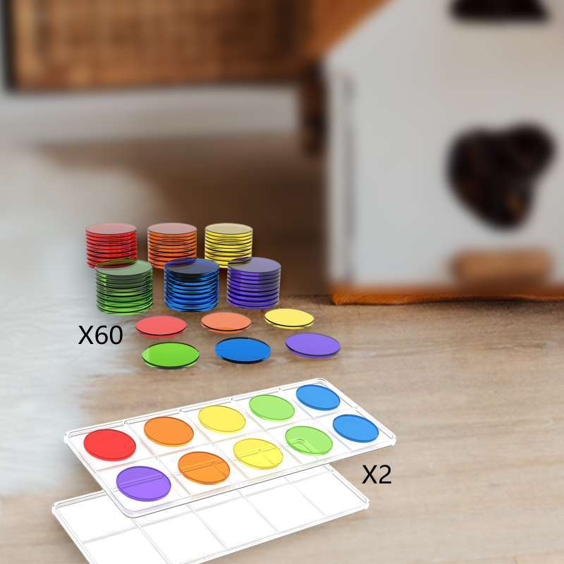 Jual Ten-frame Set Math Manipulative Frame Counters For Kindergarten ...