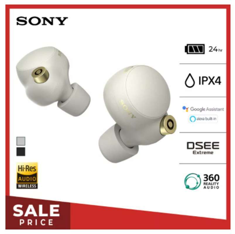 Jual Sony Wf-1000xm4 Wireless Handsfree Premium Noise Cancelling ...