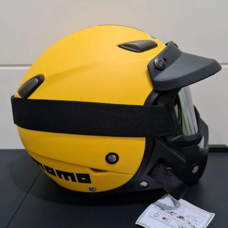 Promo helm motor retro sni google smoke original - Army, All Size ...