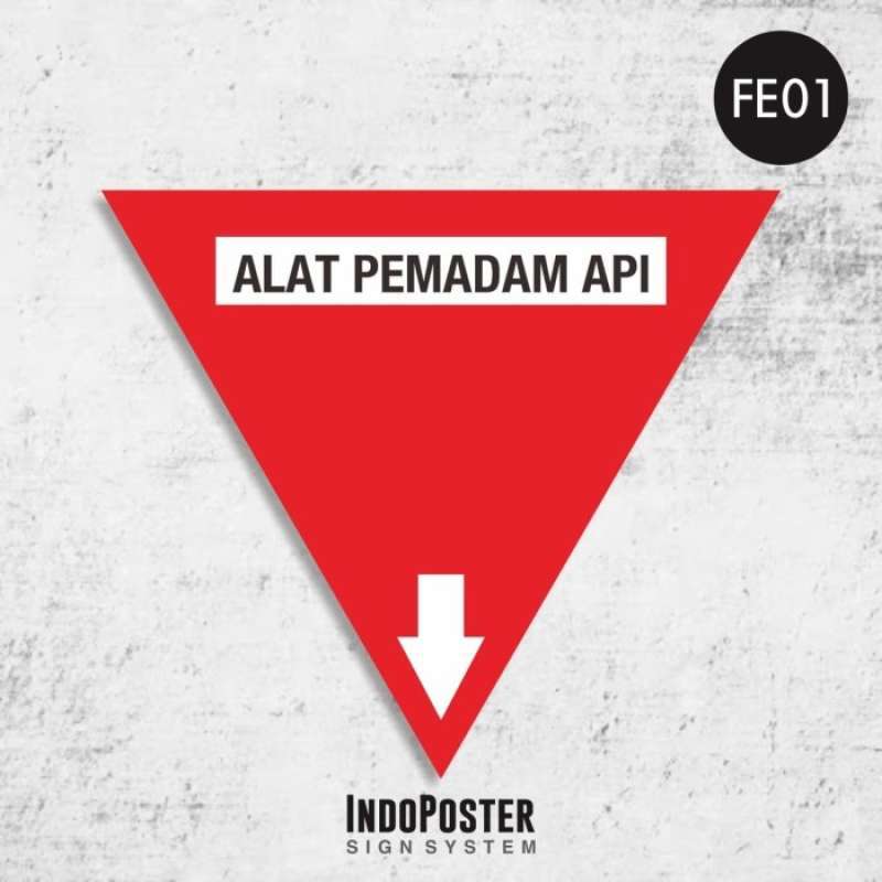 Jual Stiker Apar Alat Pemadam Api Ringan Standar Permenaker 04/1980 ...