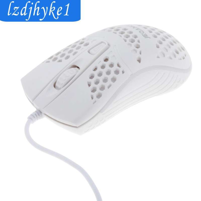 Jual Mouse Gaming Kabel Usb Ringan Motif Sarang Lebah Warna Putih di ...