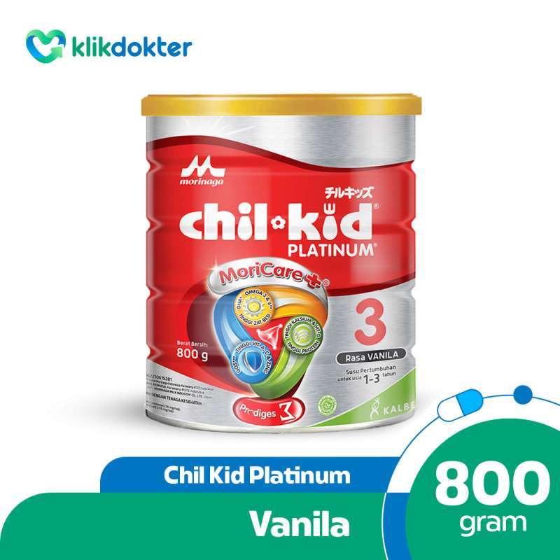 Promo Morinaga Chil Kid Platinum Moricare+ Vanila 800gr Diskon 4% di ...