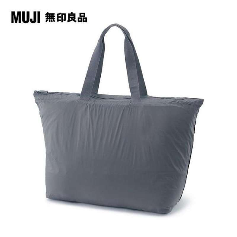 Jual [MUJI MUJI] Water repellence recycled nylon tote bag gray di ...