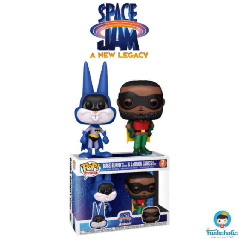 Jual Funko POP! Space Jam 2 - Bugs Bunny as Batman & LeBron James as ...