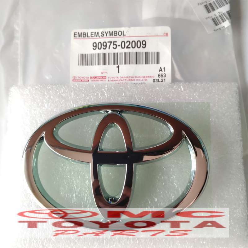 Jual Emblem Logo Pintu Bagasi Toyota Corolla Altis Camry Land Cruiser ...