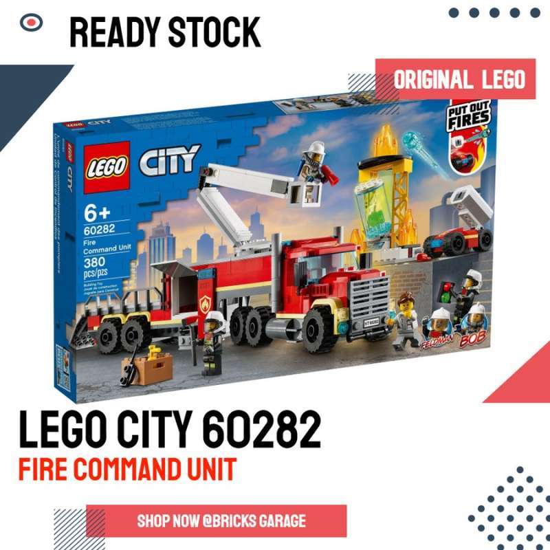 Jual LEGO 60282 City: Fire Command Unit di Seller Bricks Garage - Joglo ...