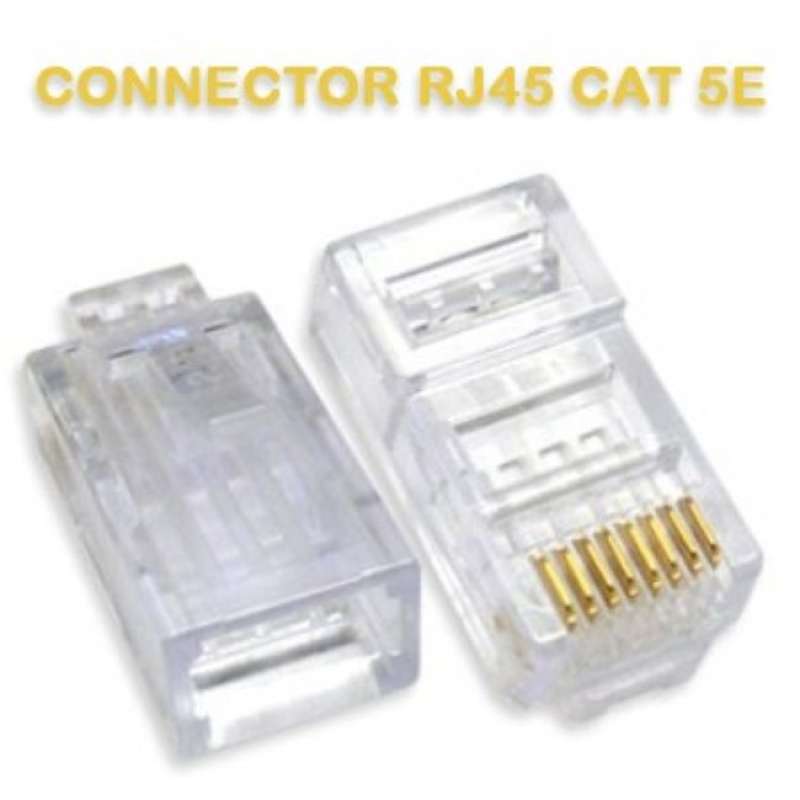 Promo Connector Rj45 Cat 5e Jack Pin Lan Konektor Rj 45 Rj-45 Diskon 28 ...