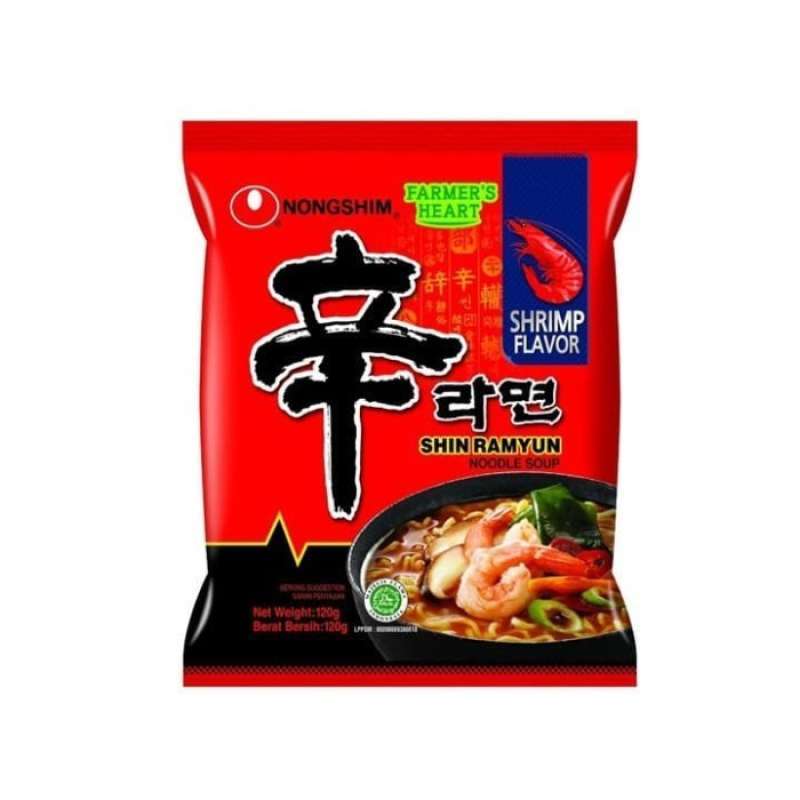 Jual Nongshim Shin Ramyun Noodle Soup/Mie Instant Pcs - Shrimp Flavour ...