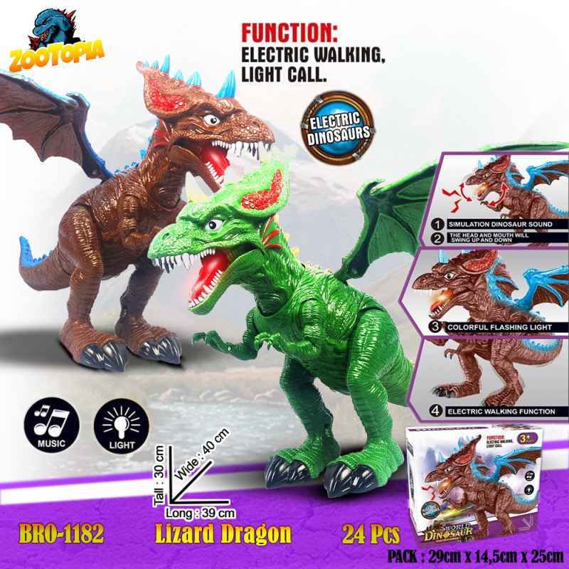 Promo Mainan Anak Monster Trex Lizard Dinosaurus Hewan Purba BRO1182 ...