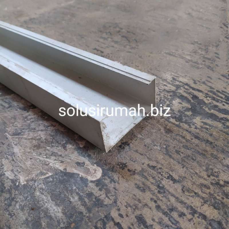 Jual KANAL C ALUMINIUM SILVER 3 IN KUSEN 1M PERMETER OPEN BACK OPENBACK ...